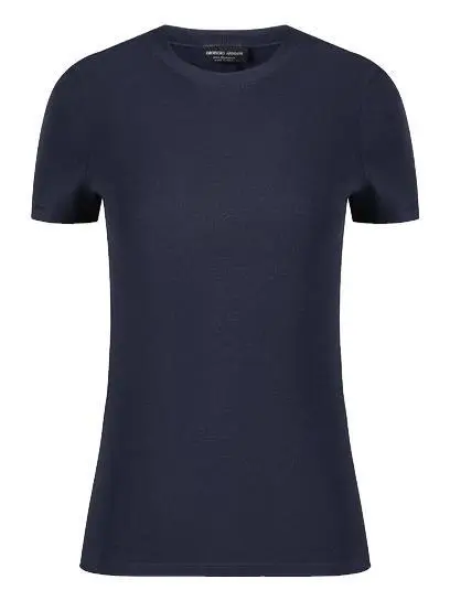 Giorgio Armani Pure Cashmere T-shirt - Blue / Navy