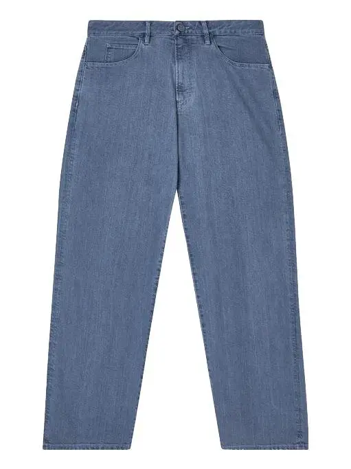 Giorgio Armani Cotton And Modal Five-pocket Trousers - Denim