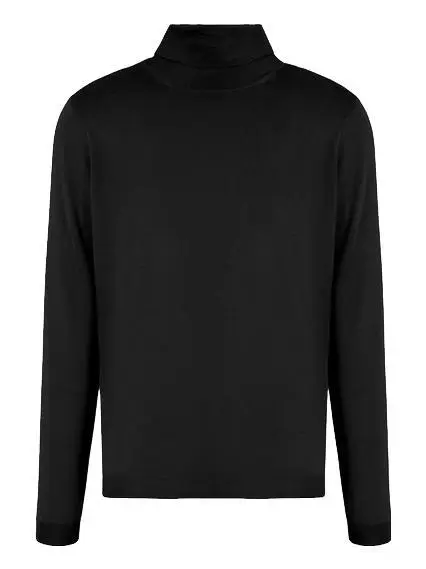 Giorgio Armani Cashmere Mock-neck Jumper - Black