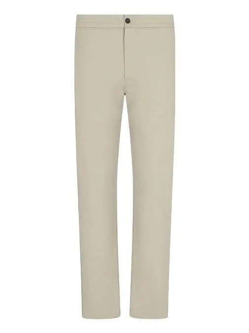 Giorgio Armani Cashmere Jersey Trousers - Natural