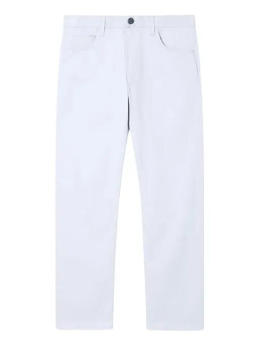 Giorgio Armani Regular-fit Five-pocket Stretch-cotton Trousers - Natural