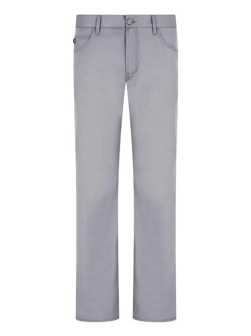 Giorgio Armani S Five-pocket Trousers In Lightweight Virgin Wool - Red