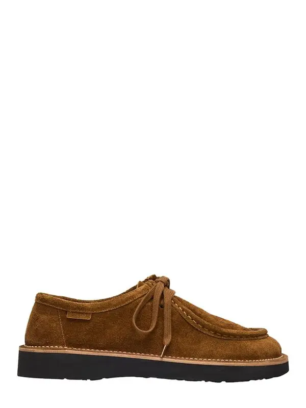 Loewe Faro Suede Derby Shoes - Brown