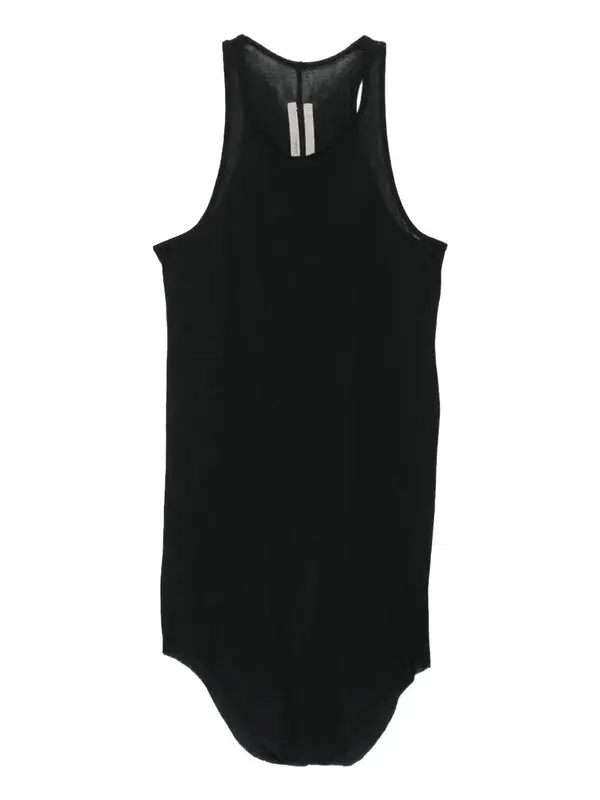 Rick Owens Curved Hem Tank Top - Black