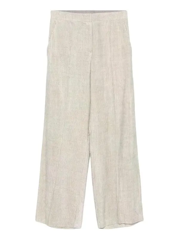 ALYSI Velvet Trousers - Neutrals