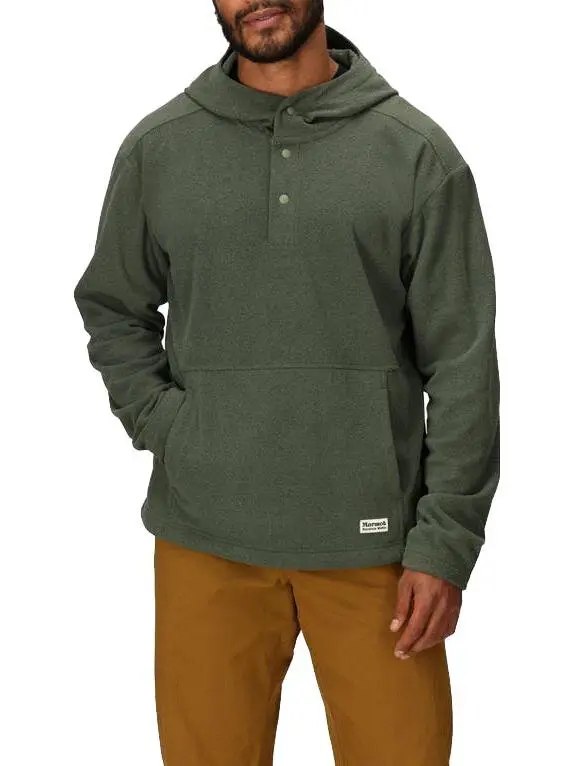 MARMOT Felton Fleece Hoodie - Olive Grove Heather