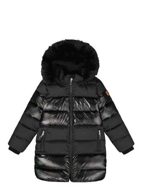 DEUX PAR DEUX Long Puffy Coat - Black