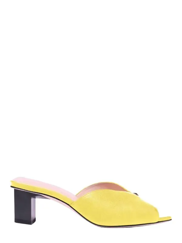 TIANNIA BARNES Tiffany Mule Sandals - Yellow