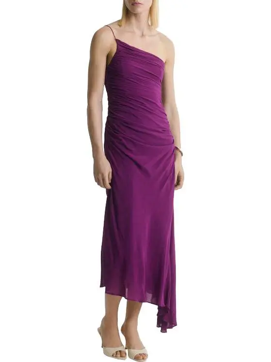 Mango Asymmetric Dress - Purple