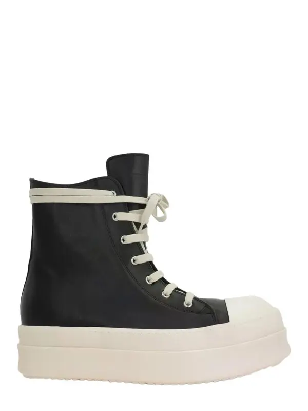 Rick Owens Mega Bumper Lace-up Platform Sneakers - Black