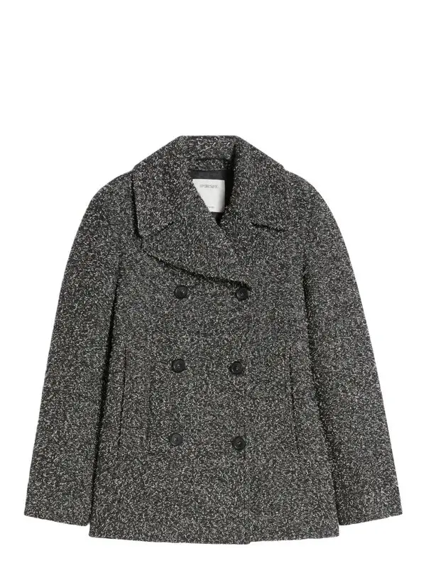 Max Mara Double-breasted Wool-blend Jacket - Black