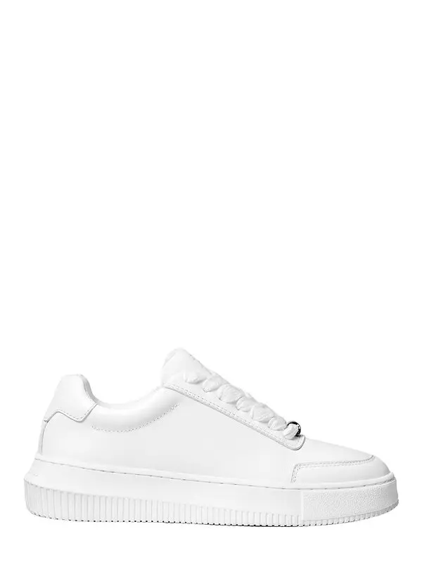 Calvin Klein Leather Sneakers - White