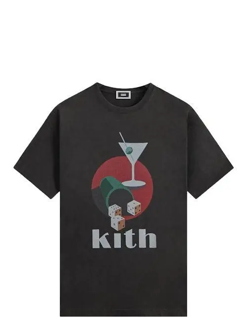 Kith High Roller Vintage Tee Shirt - Black