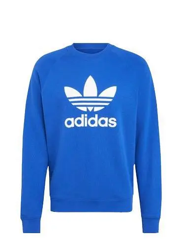Adidas Adicolor Classics Trefoil Crewneck Sweatshirt - Semi Lucid Blue