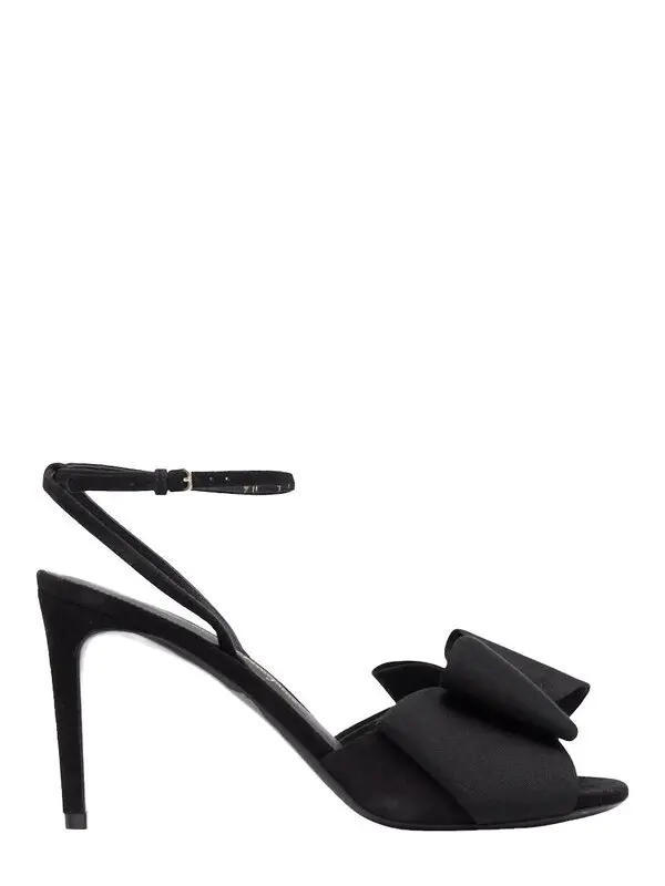 FERRAGAMO Varabow Detail Sandals - Black