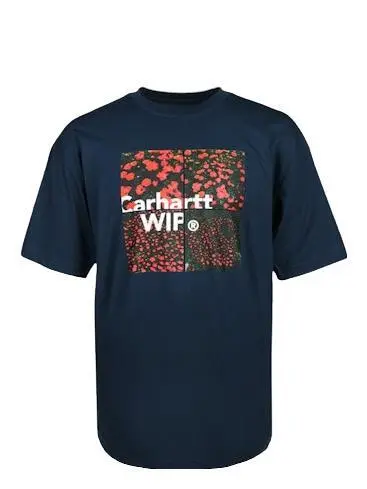 Carhartt Wip Valley Short Sleeve T-shirt - Navy Blue
