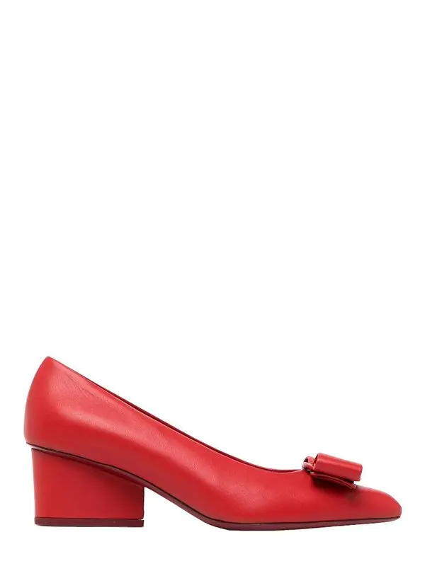 FERRAGAMO Viva 55 Bow Pumps - Red