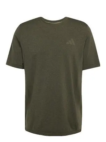 Adidas Train Essentials Structure Tee Shirt - Olive Strata Grey Six