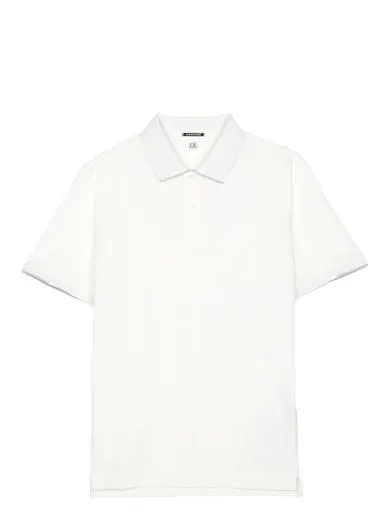 C.P. COMPANY Collar Short Sleeve T-shirt - Ivory
