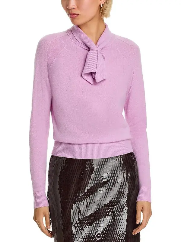 Essentiel Antwerp Invited Cashmere Sweater - Lilac Cloud