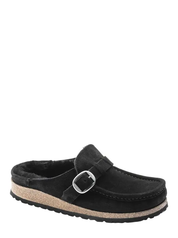BIRKENSTOCK Buckley Shearling Clogs - Black