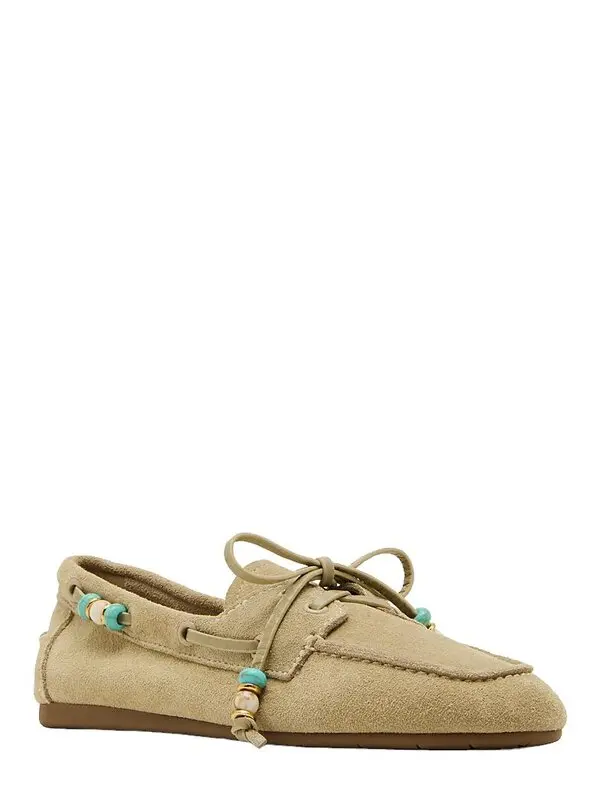 Steve Madden Sag B Loafer Flats - Sand Suede