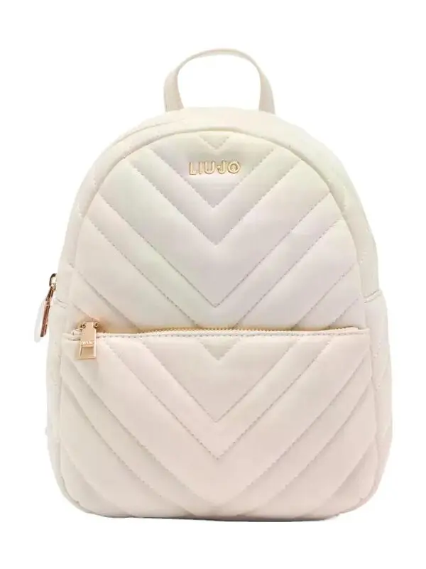 Liu Jo Quilted Chevron Backpack - White