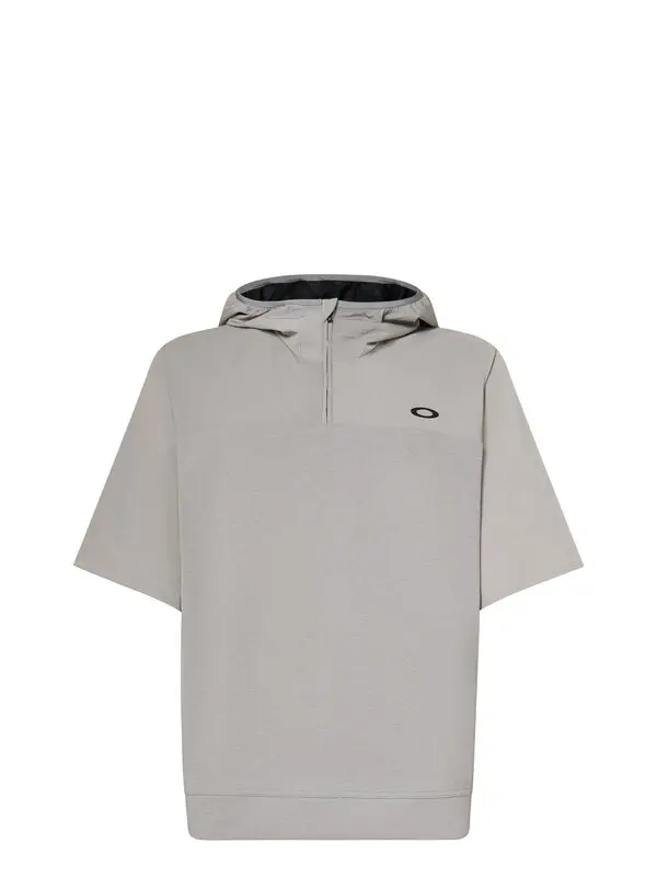 Oakley Short Sleeve Technical Hooded Top - Cement