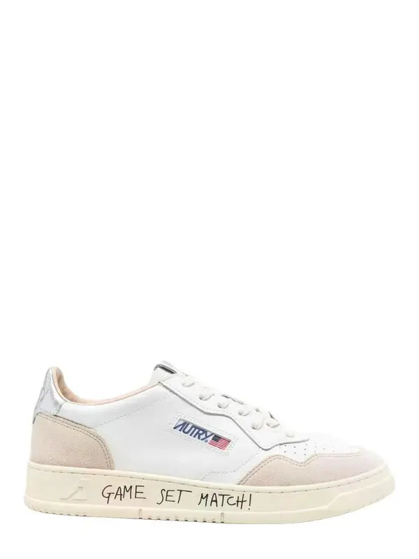 AUTRY Medalist Leather Sneakers - White