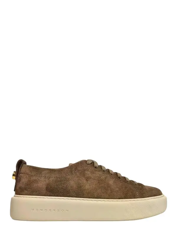 HENDERSON BARACCO Suede Platform Sneakers - Brown