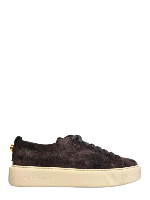 HENDERSON BARACCO Suede Platform Sneakers - Brown