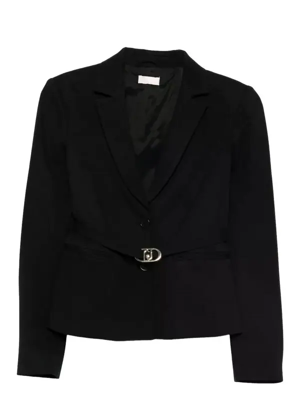 Liu Jo Belted Single-breasted Jacket - Black
