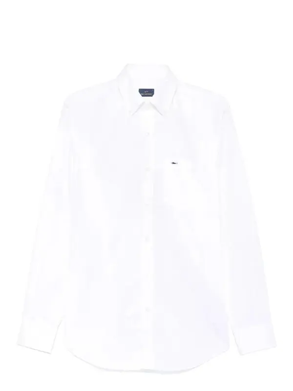 Paul & Shark Long-sleeve Cotton Shirt - White