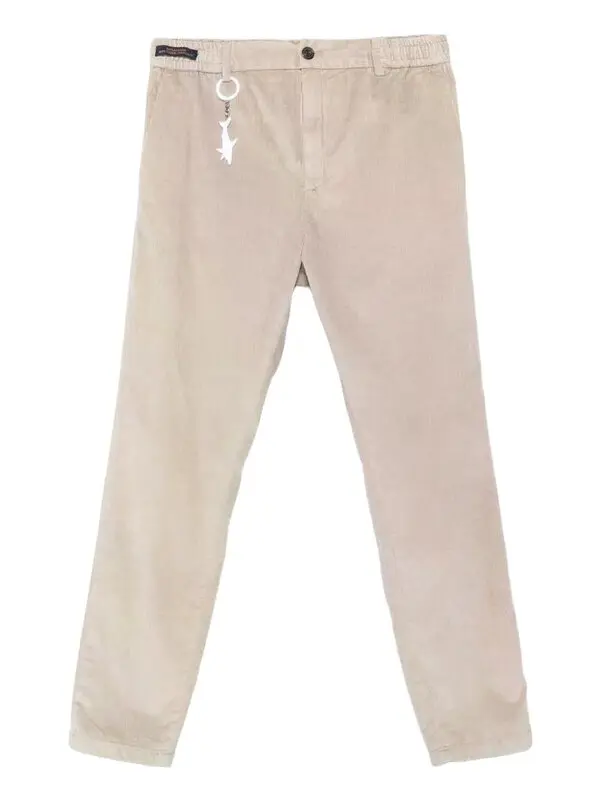 Paul & Shark Corduroy Drawstring Trousers - Neutrals