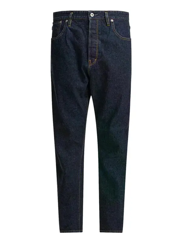 NONNATIVE Button-fly Straight Leg Jeans - Blue