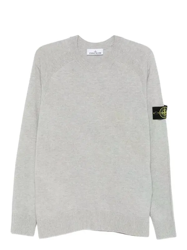Stone Island Wool Crew Neck Sweater - Grey