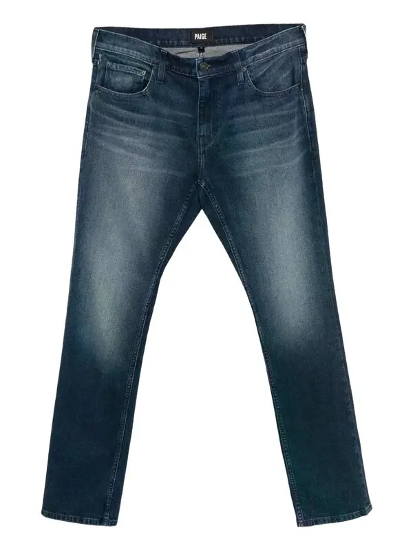 Paige Helden Straight Leg Jeans - Blue