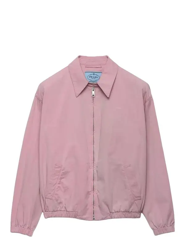 Prada Shirt-collar Welt-pocket Jacket - Pink