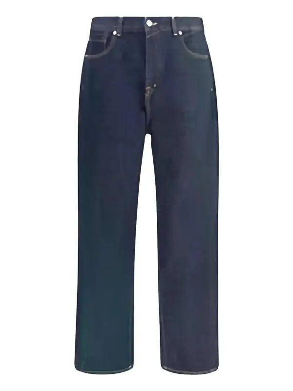 7 For All Mankind Twisted Wide-leg Jeans - Blue