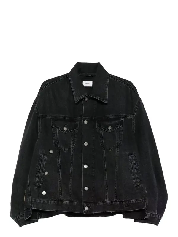 HAIKURE Button-fastening Denim Jacket - Black