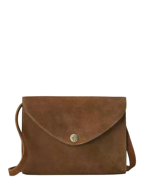 Ralph Lauren Suede Envelope Cross Body Bag - Brown