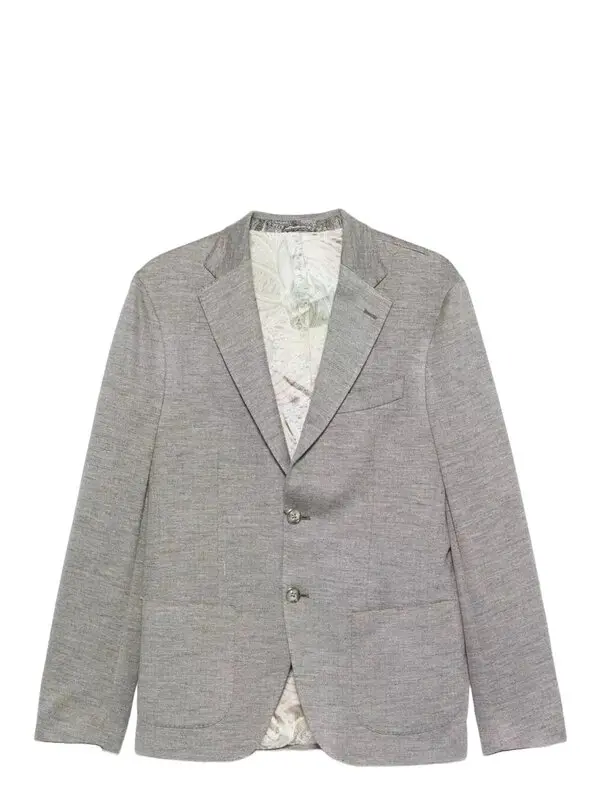 Etro Two-button Patch-pocket Blazer - Grey