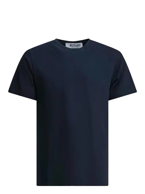 ALTUM Cotton Crew-neck T-shirt - Blue And Green