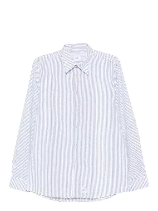Paul Smith Striped Long-sleeve Shirt - White