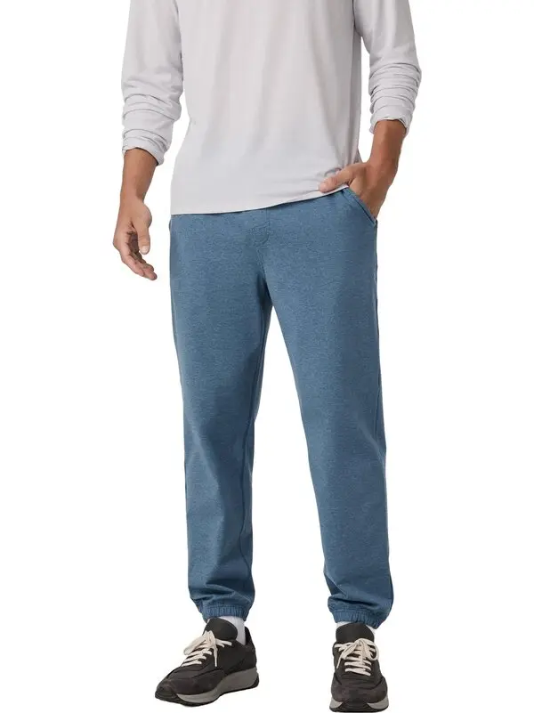 Vuori Coronado Sweatpant Long - Pool Blue Heather