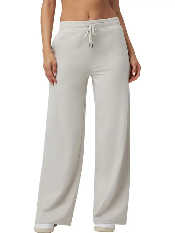Vuori Dreamknit™ Wide-leg Pants - Ecru Heather