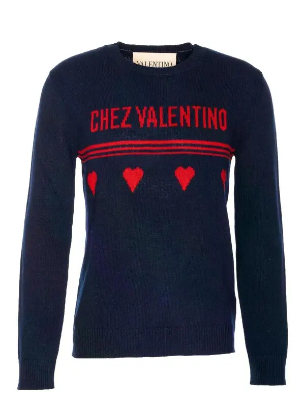 Valentino Garavani Wool Sweater - Blue