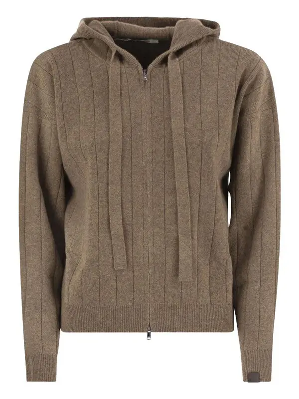 Max Mara Rubiera Cashmere Yarn Cardigan - Brown