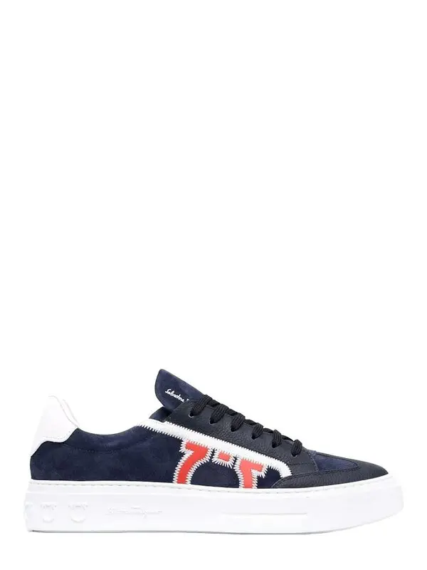 FERRAGAMO Borg 5 Low-top Sneakers - Blue
