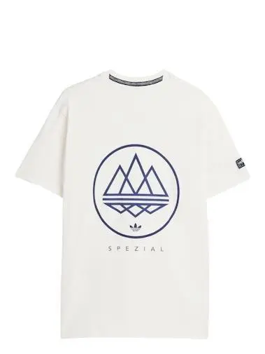 Adidas Mod Spzl Tee Shirt - Chalk White Wild Pine